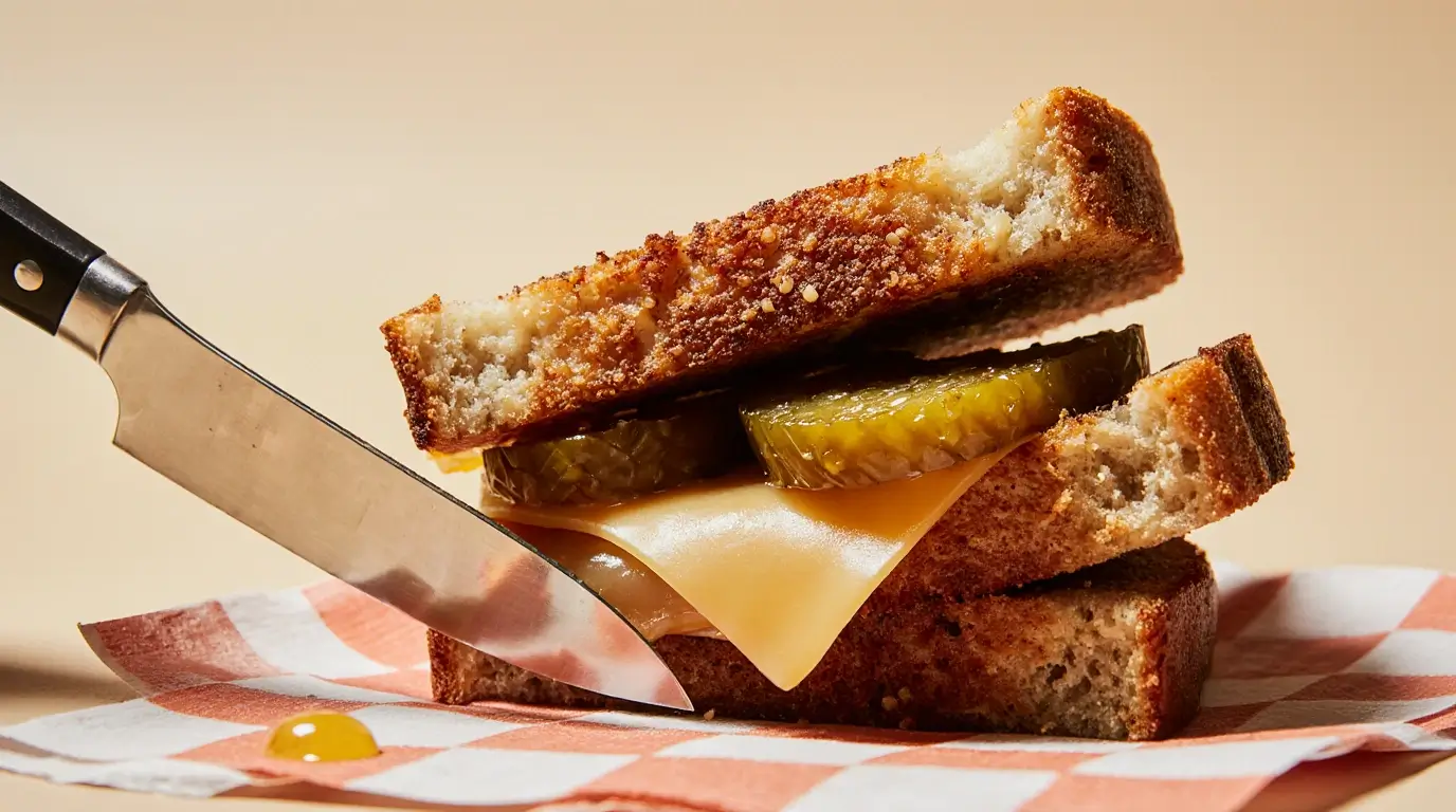 Irresistible Pickle Grilled Cheese in 10 Minutes Flat!